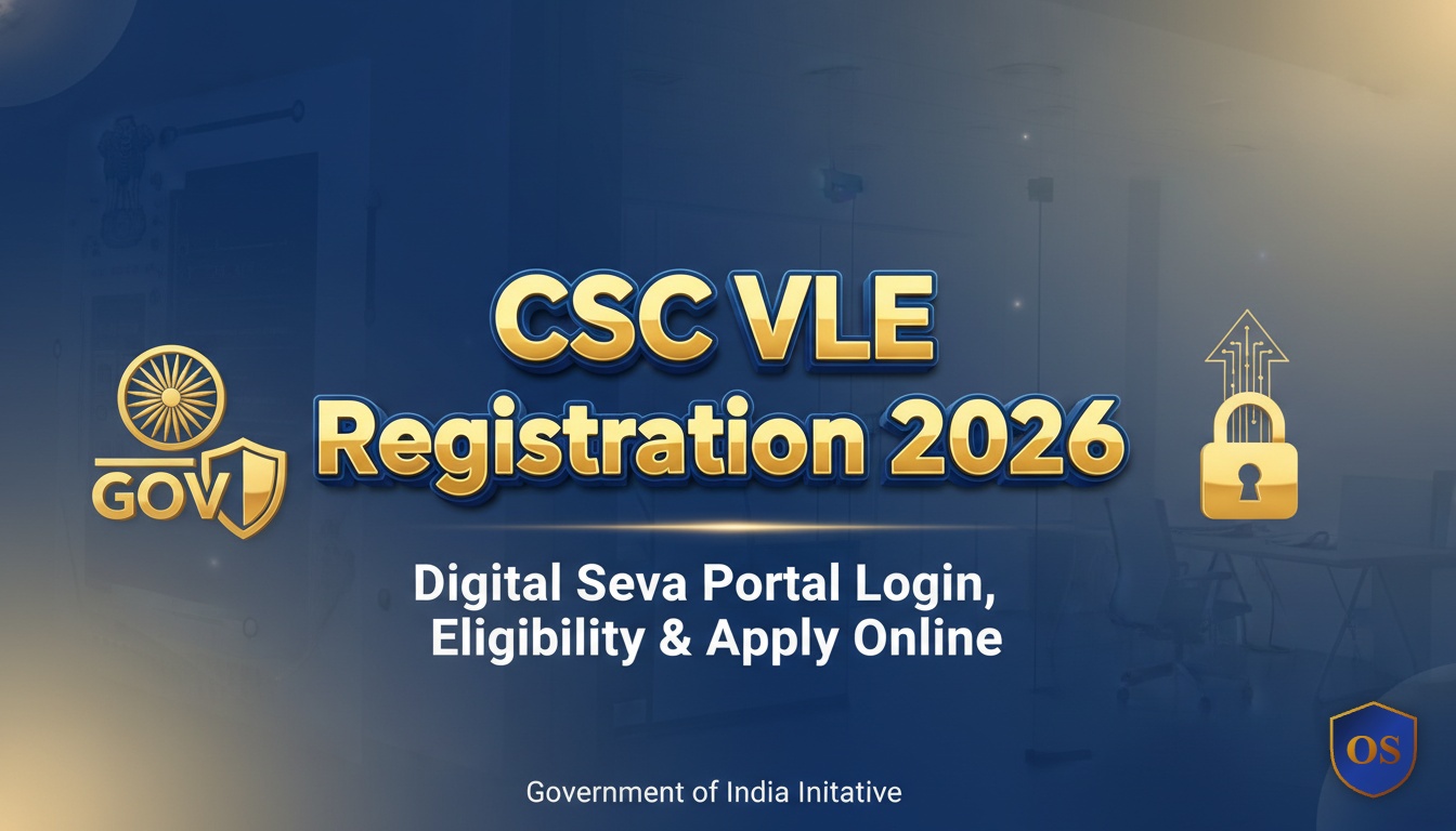 CSC VLE Registration 2026: Digital Seva Portal Login, Eligibility ...